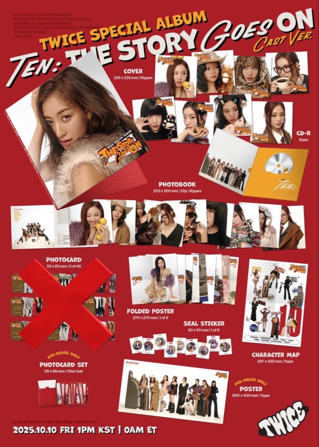 PRE ORDER | unsealed twice ten the story goes on with general pob set ...