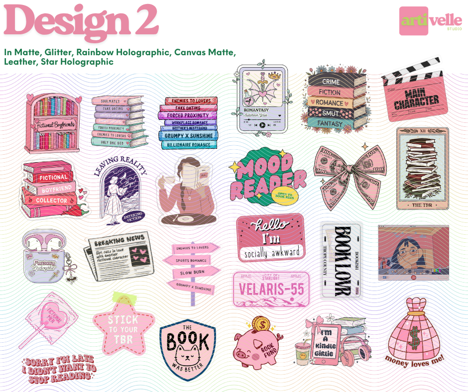 Kindle/Kobo/E-readers Stickers Pack | Shopee Philippines