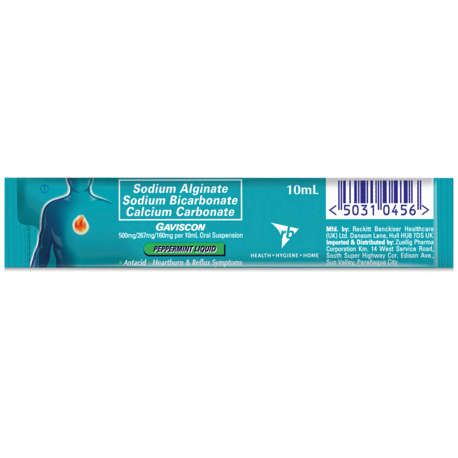 GAVISCON ANTACID LIQUID SACHET 10ML | Shopee Philippines