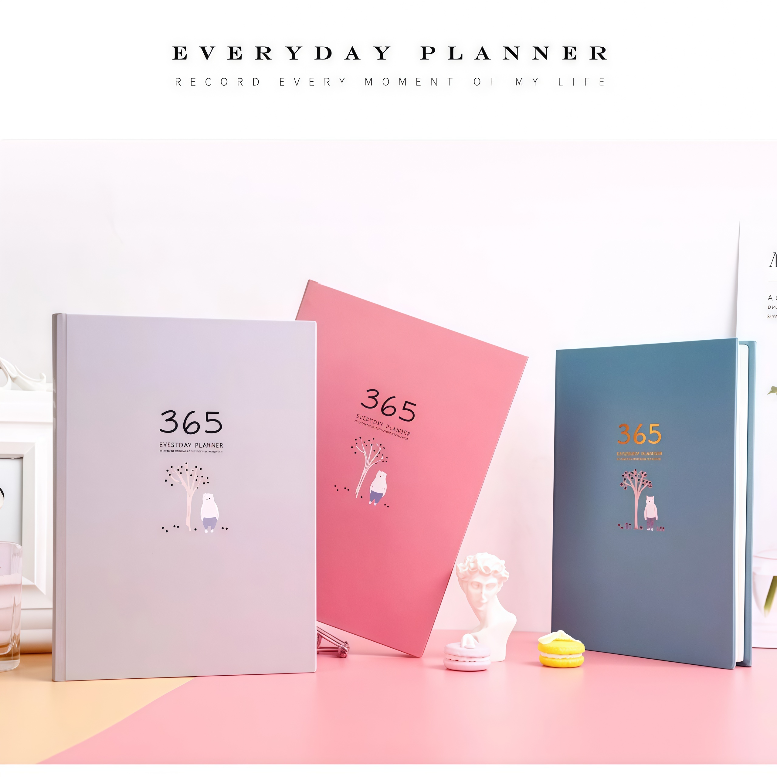 Annual Plan 365 Days Planner Notebook Weekly Monthly Yearly Plan Book ...