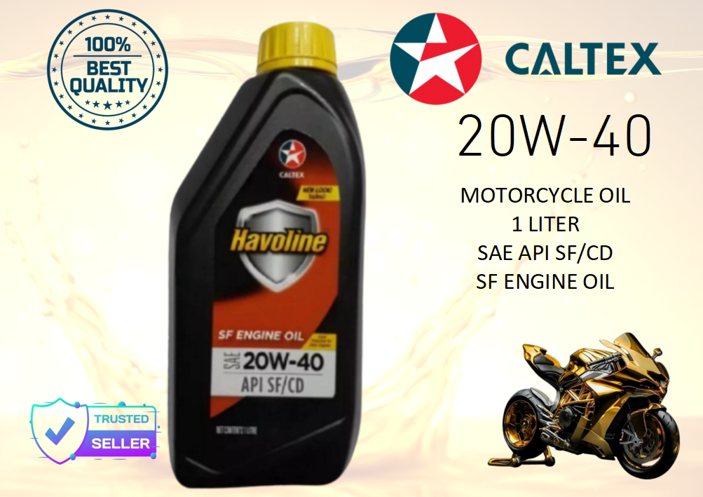 TMT "MOTORCYCLE OIL Havoline Formula SAE 10W30 EZY 4T SAE 20W40 Super ...