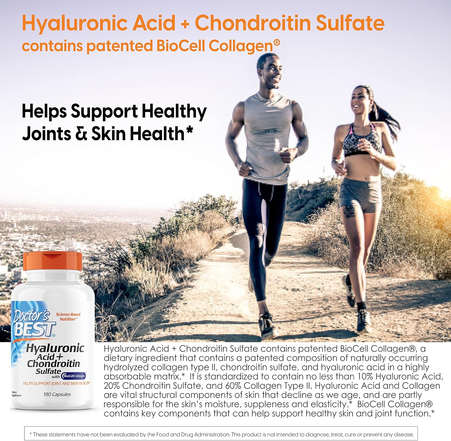 LowCostPh | Doctor's Best, Hyaluronic Acid + Chondroitin Sulfate with ...