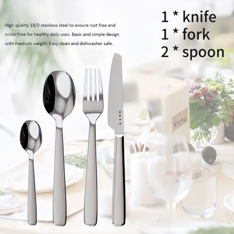 Original Smeg Western style Knife Fork Plate Set 316 Stainless Steel ...