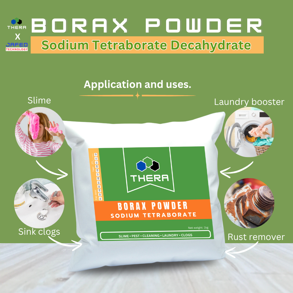 THERA Borax Powder Sodium Tetraborate Decahydrate for Slime Making ...