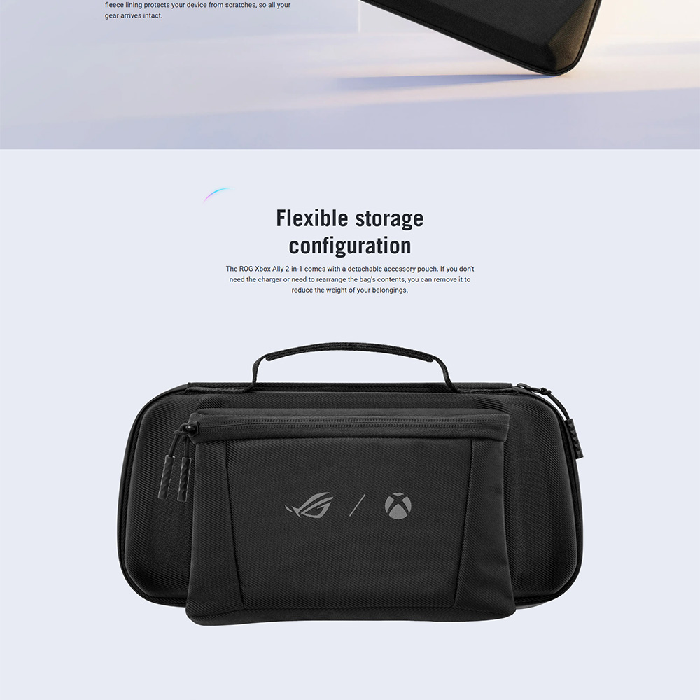 ASUS ROG XBOX ALLY 2-in-1 Carry Case | Hard Shell Water-Repellent ...