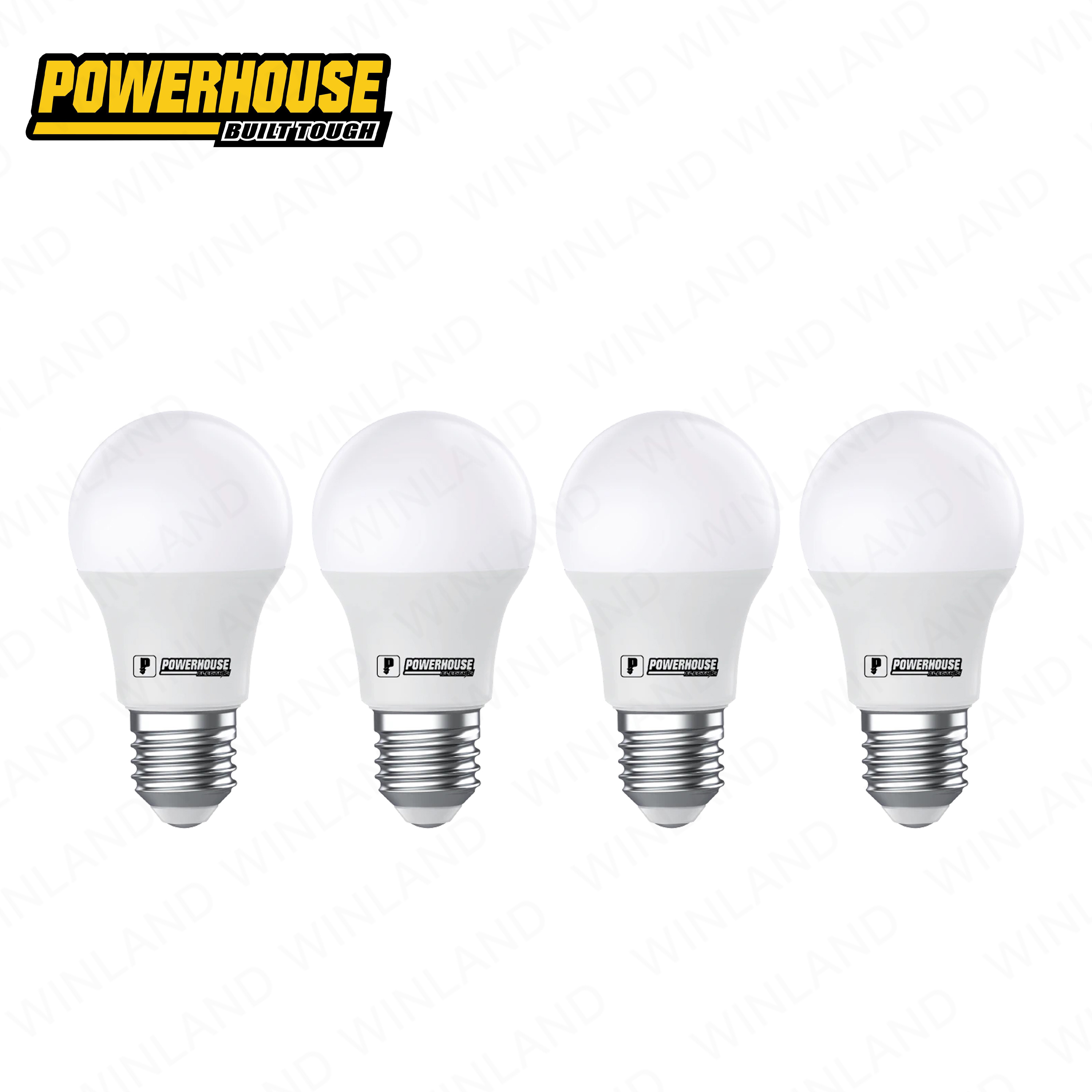 Powerhouse by Winland Electric 4pcs LED Classic Bulb Daylight 7W A55 ...