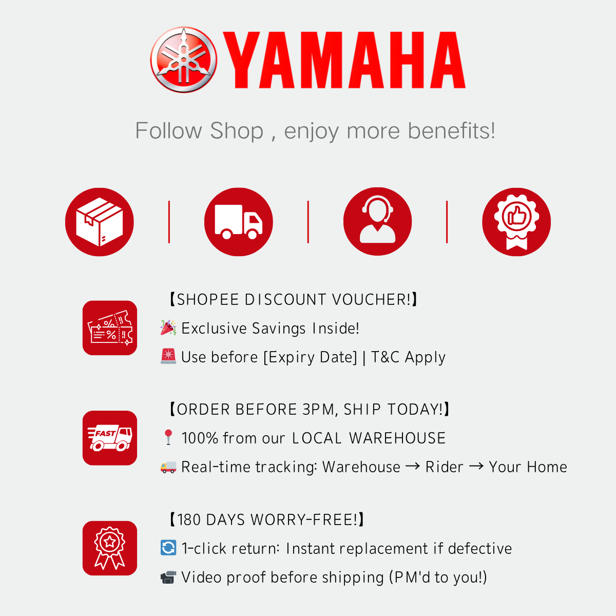 YAMAHA Genuine Pipe Nut 95702-08500 For Muffler Exhaust Aerox Nmax Mio ...
