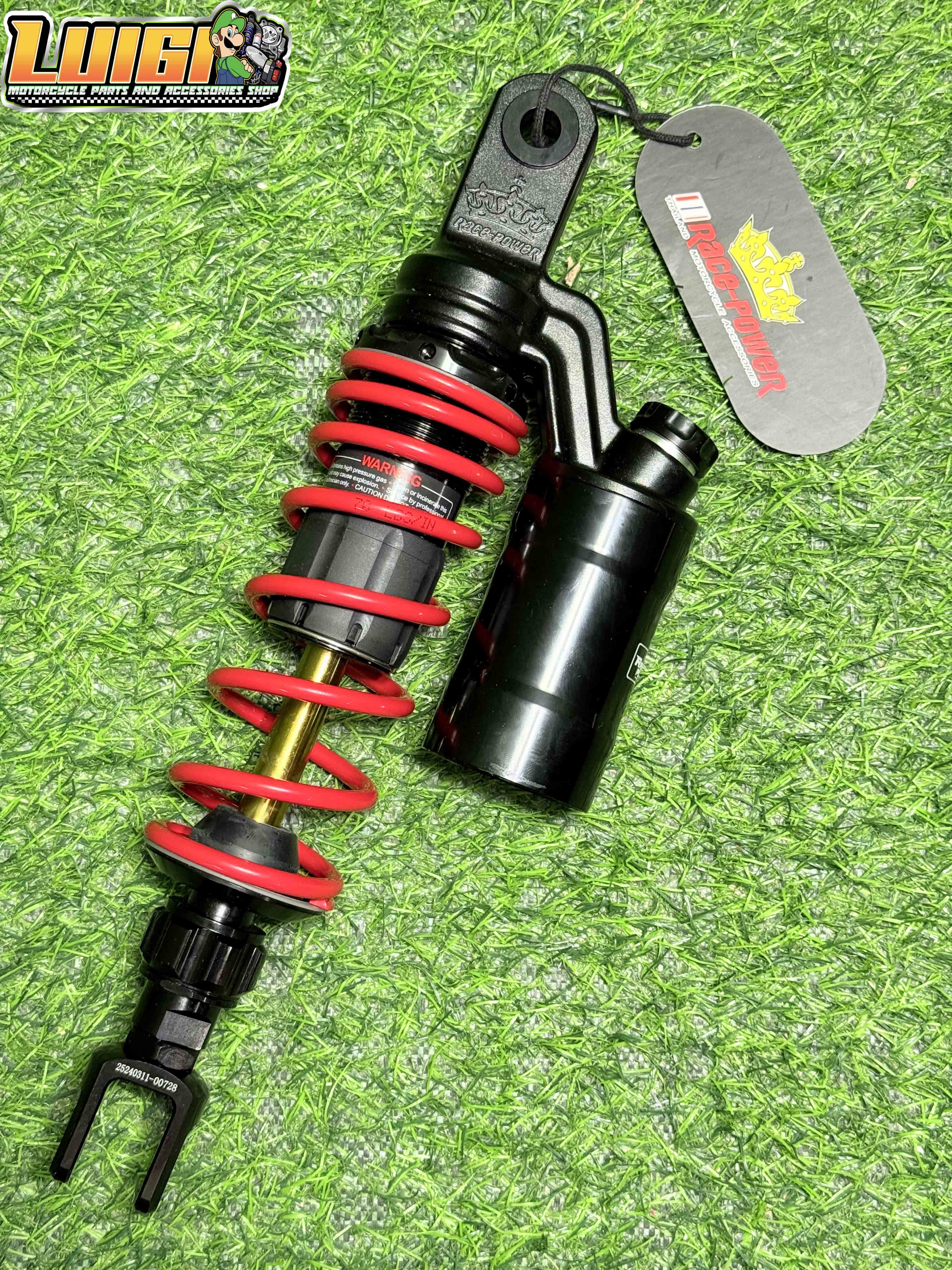 RACE POWER YAMAHA MIO SPORTY / MIO I 125 M3 / BEAT REAR SHOCK W/ TANK ...