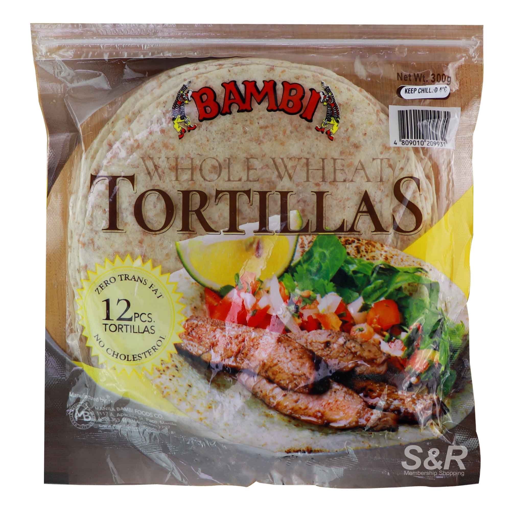 Bambi Whole Wheat Tortillas 12pcs | Shopee Philippines