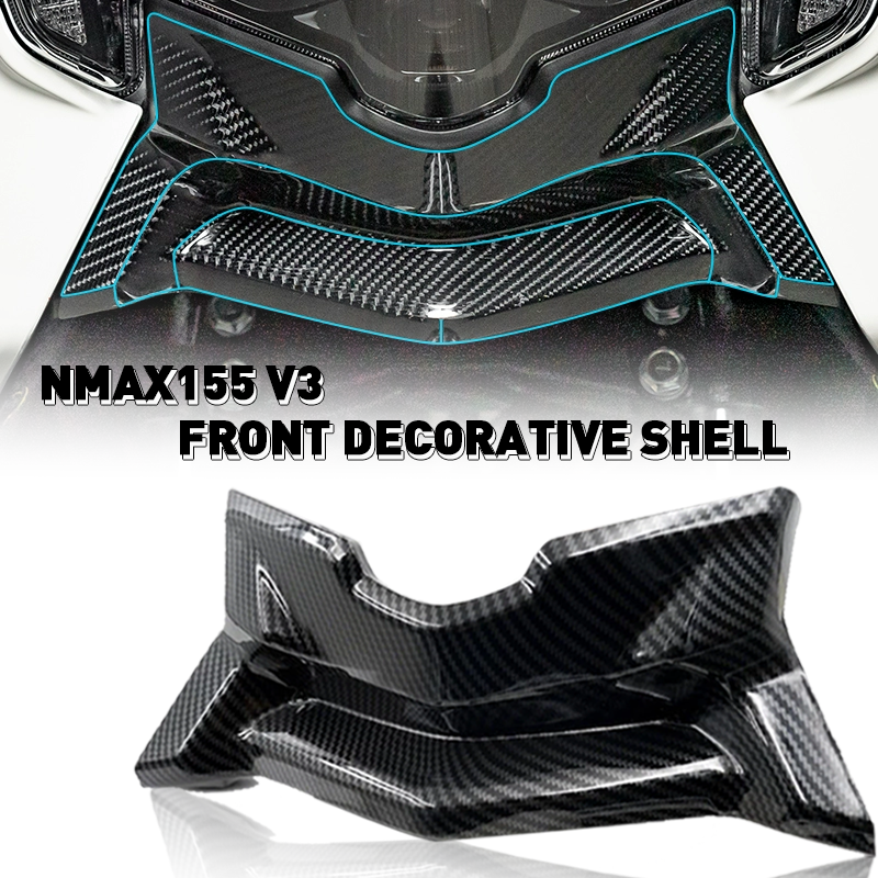 NMAX V3 STANDARD / TECHMAX TURBO FRONT LOWER COVER WINGLET CHIN GARNISH ...