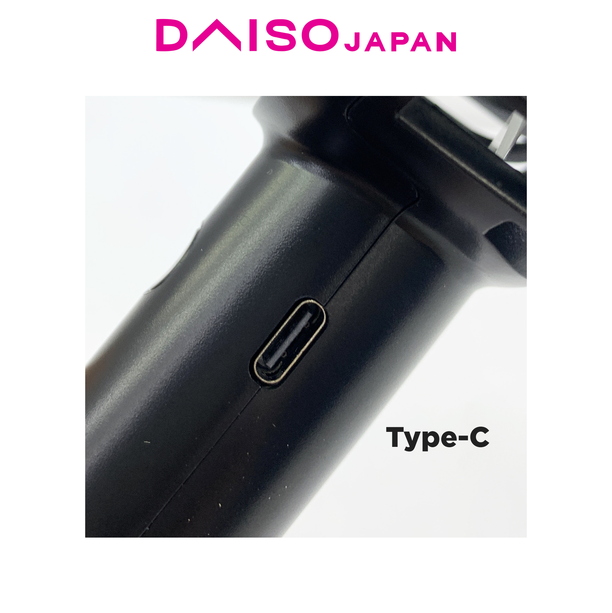 Daiso Black Handheld Fan with Stand | Shopee Philippines