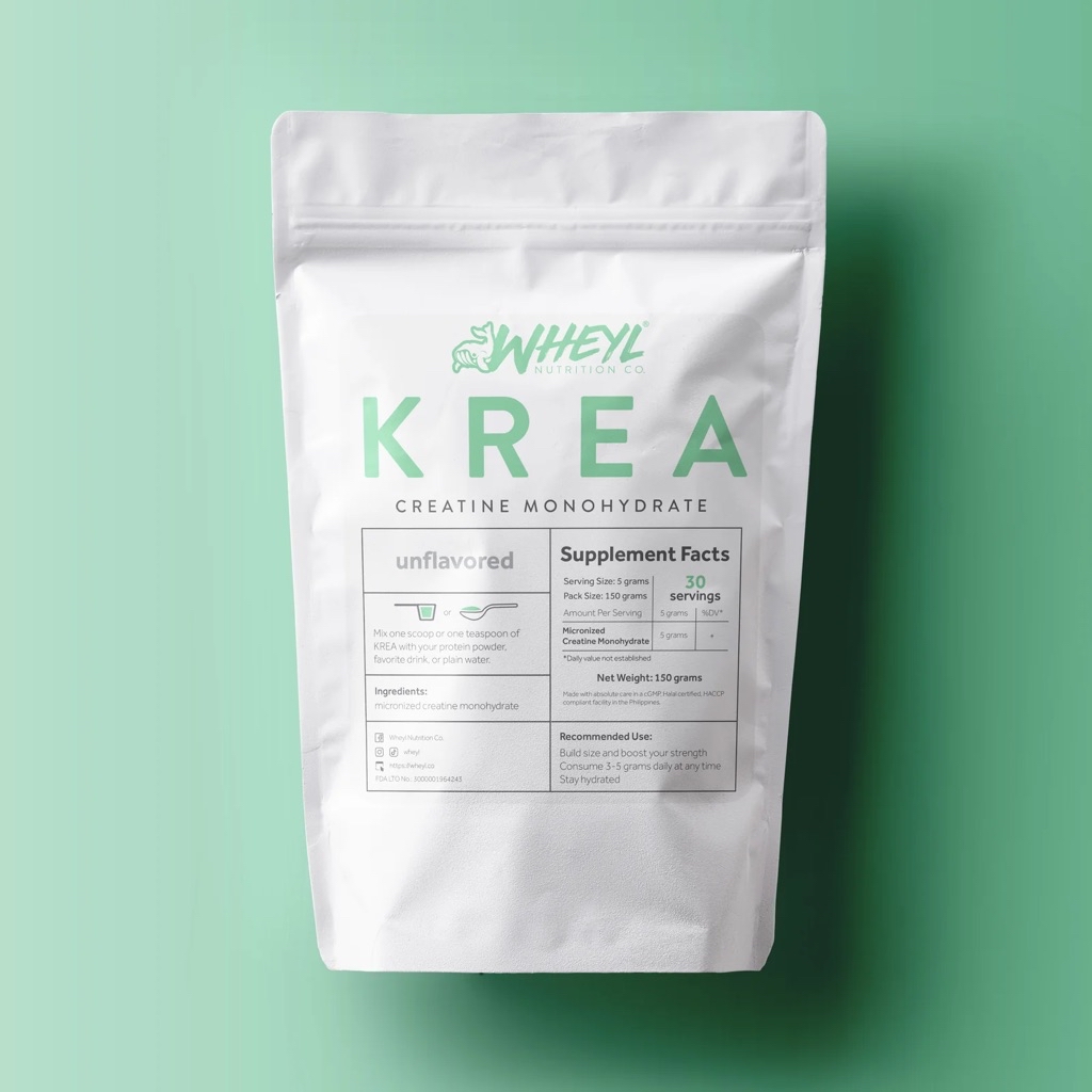 KREA CREATINE MONOHYDRATE 30 SERVINGS 150G UNFLAVOURED WITH SCOOPER ...