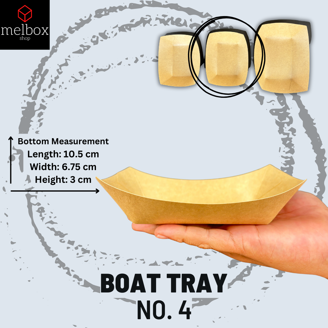 [50 pcs] Nacho Boat Tray Paper Party Charcuterie Dine In | Shopee ...
