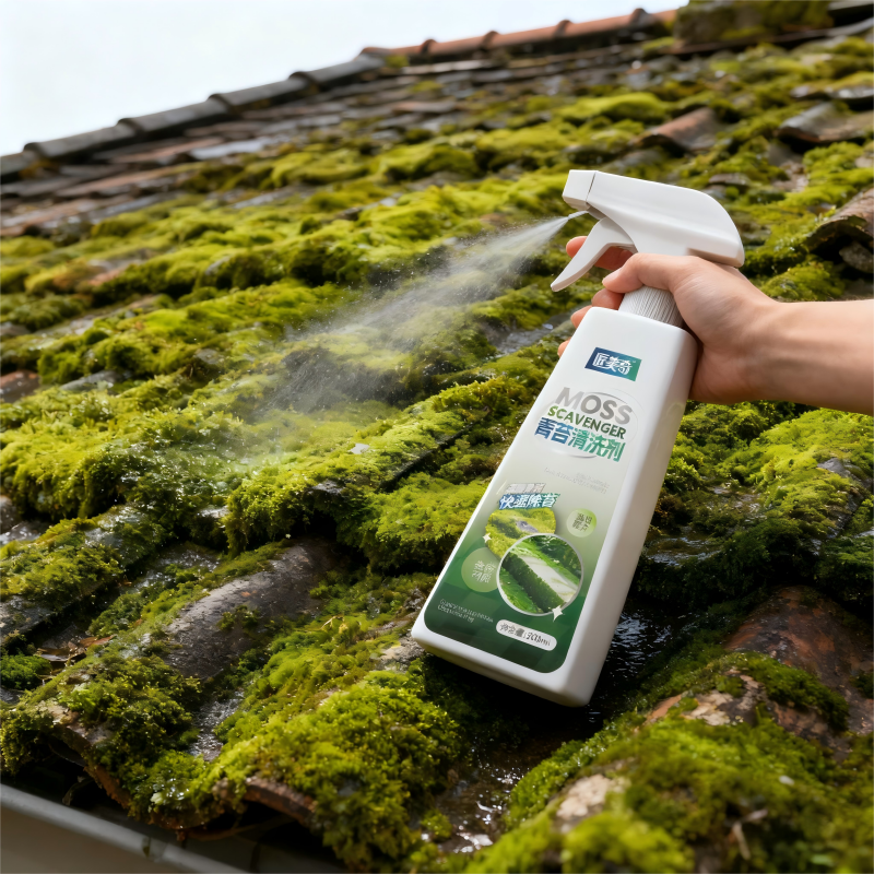 500ml Heavy-Duty Moss Algae Remover Spray for Concrete Brick and ...