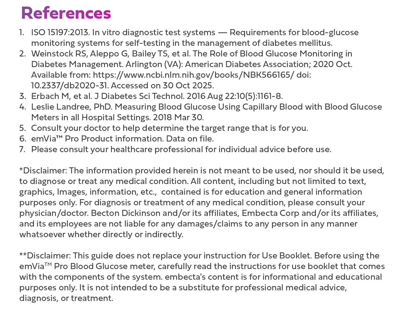 emVia Pro Glucose Test Strips (50s) by embecta - For blood sugar ...