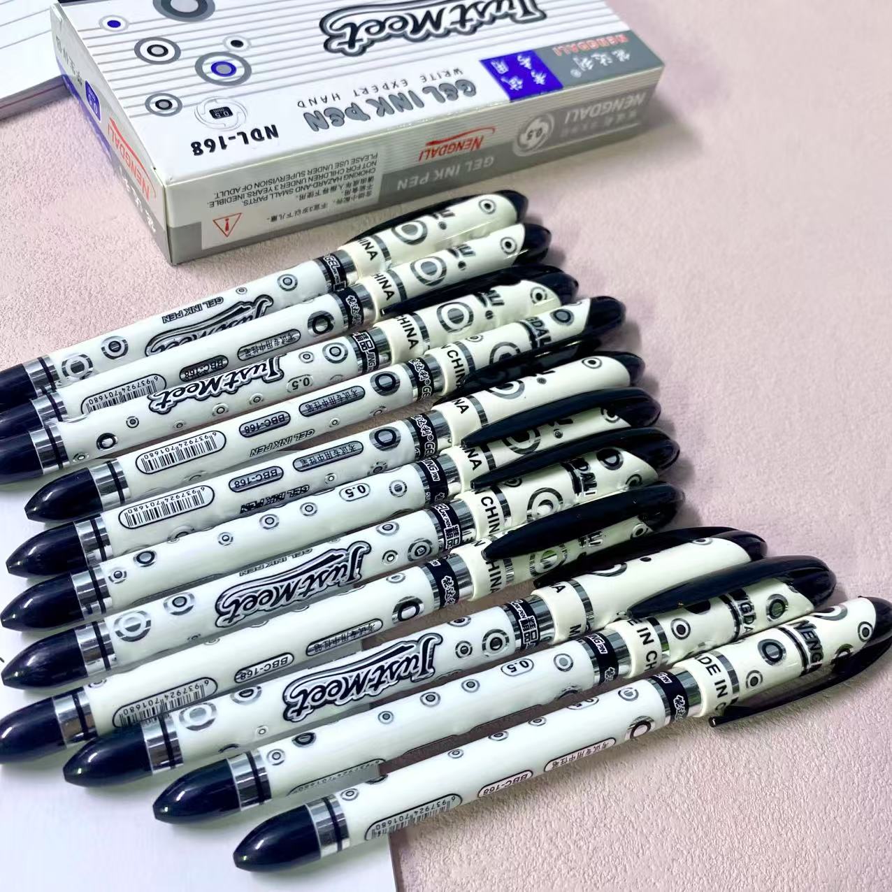 NDL-168 Sign Pen Gel Pen NDL 12pcs JustWrite Gel Ink Pens for Office ...