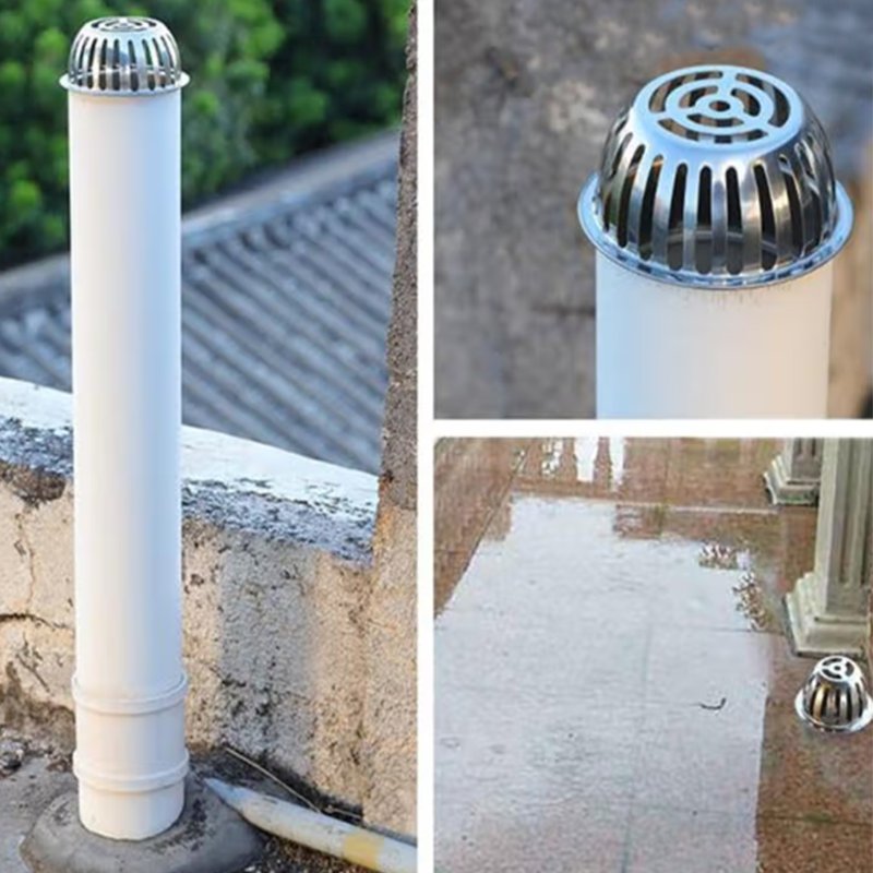 DOXON Stainless Steel Roof Floor Drain 50/75/110mm anti-clogging ...