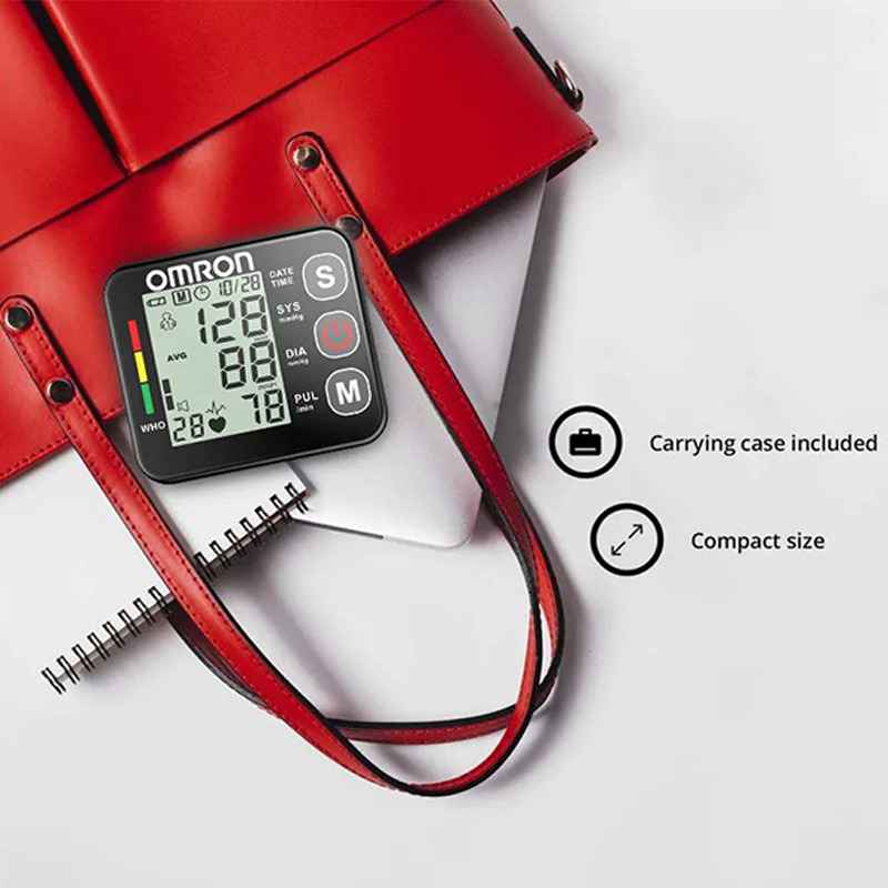 Omron portable blood pressure monitor with voice broadcast function for ...