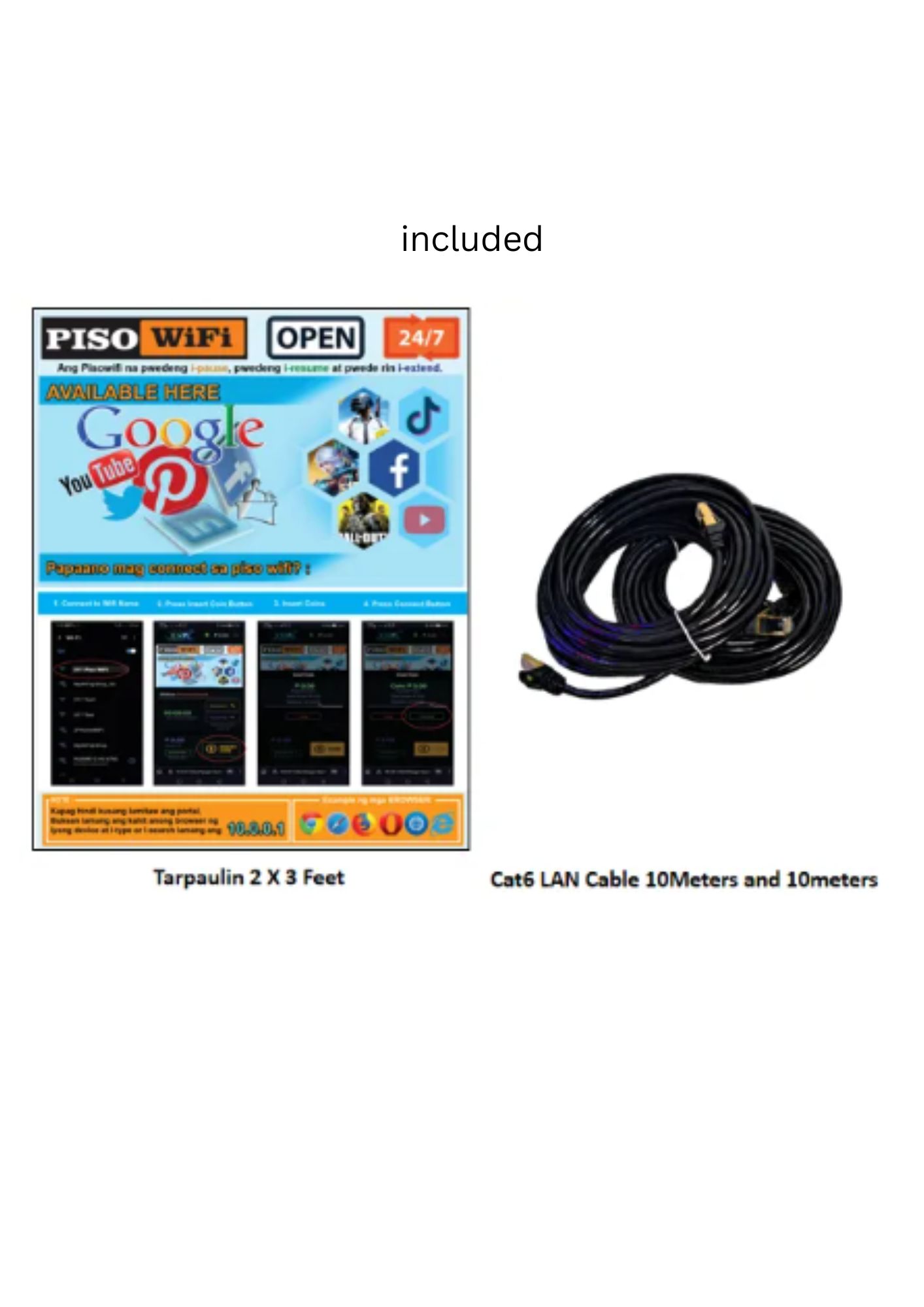 Piso wifi Vending Machine.Metal Case W/ Comfast EW-73. With LED ...