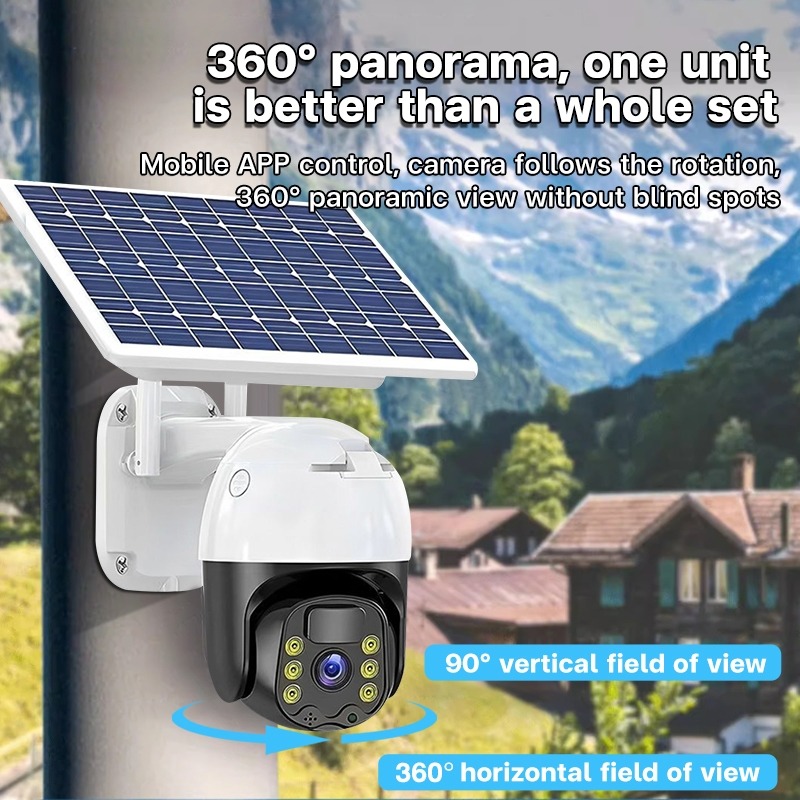 Xiaomi Solar CCTV Camera No Wifi Need With 4G SIM Card With Audio and ...