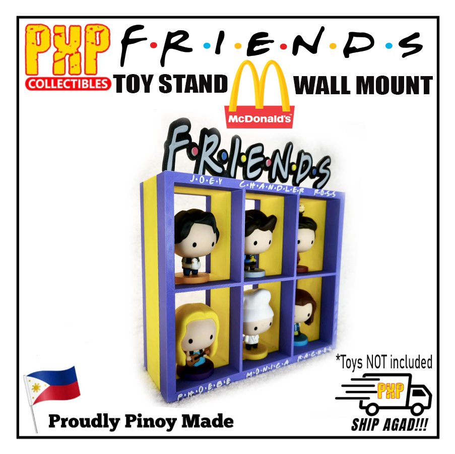F.R.I.E.N.D.S WALLMOUNT / Display Desktop Stand 6 Slots Friends ...