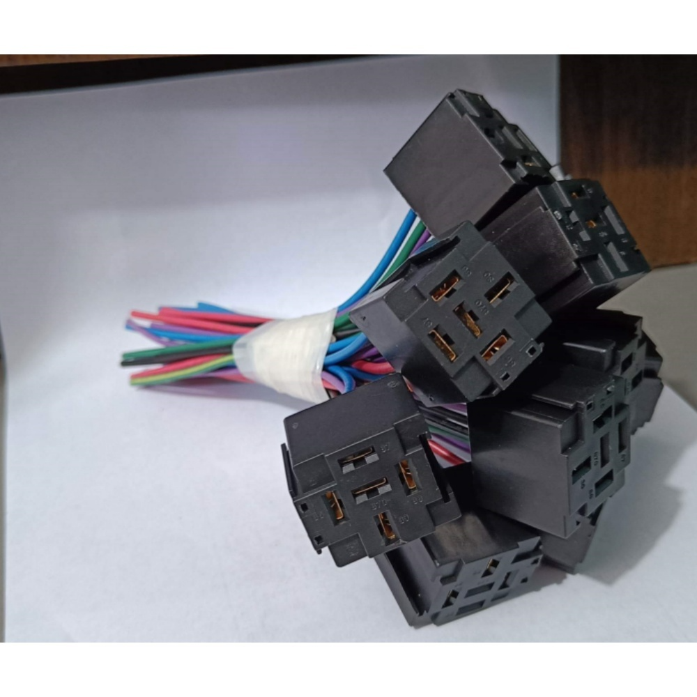 10PCS BOSCH RELAY SOCKET 5PIN HEAVY DUTY JAPAN WIRE INSTALLED ...
