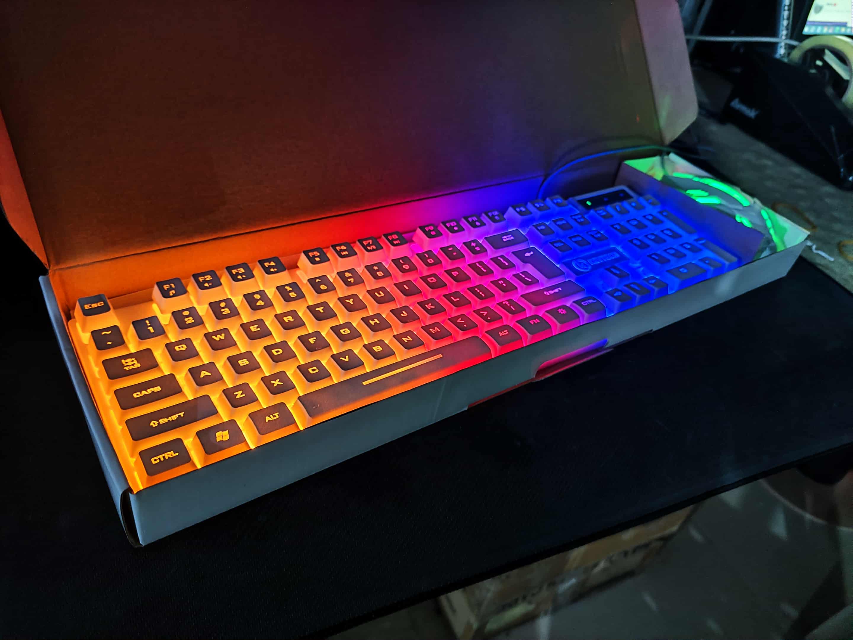 Keytech KTX360 KB/Mouse Bundle White BRANDNEW | Shopee Philippines