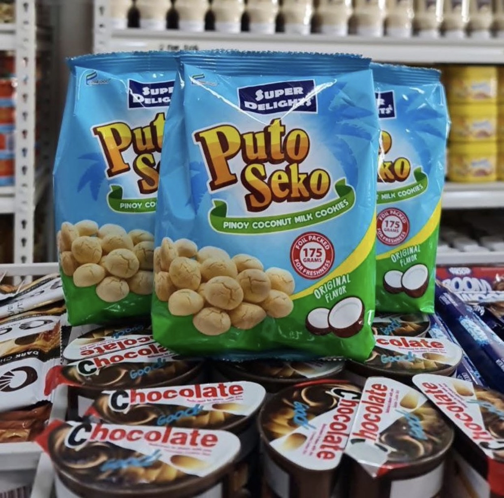 PUTO SEKO PINOY COCONUT MILK COOKIES (175g) ORIGINAL FLAVOR SNACKS ...