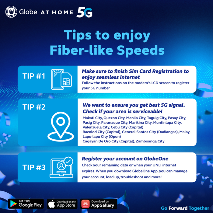 Globe AT HOME 5G with UNLI 30 Days internet | Shopee Philippines