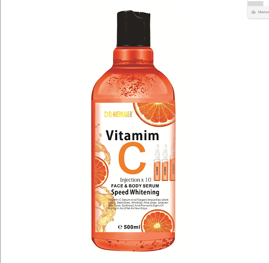 Maxten Dr. Meinaier 90% intensive AHA Body Serum Vitamin C & E 500ml ...