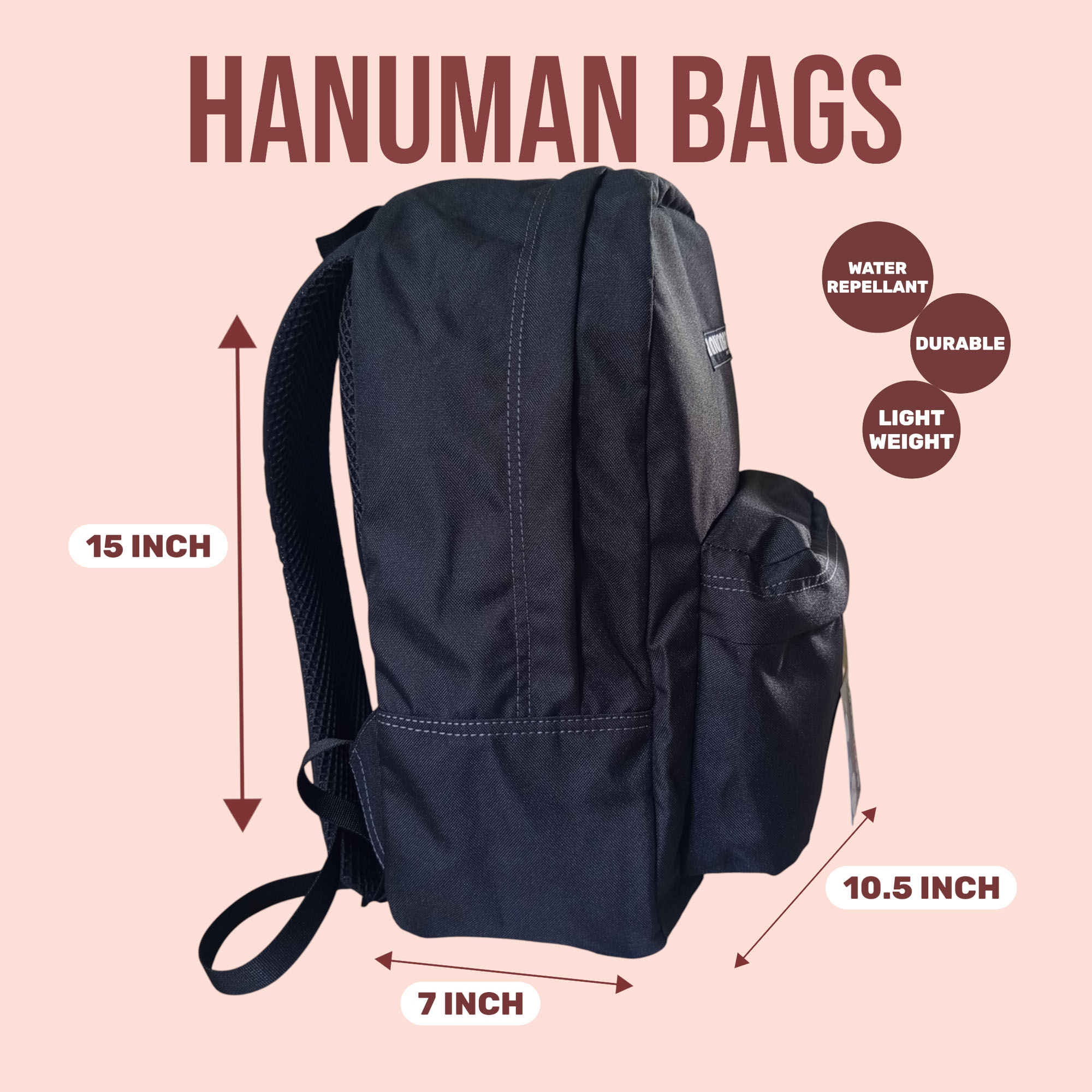 Hanuman Backpack/School bag - Hara(padded) | Shopee Philippines