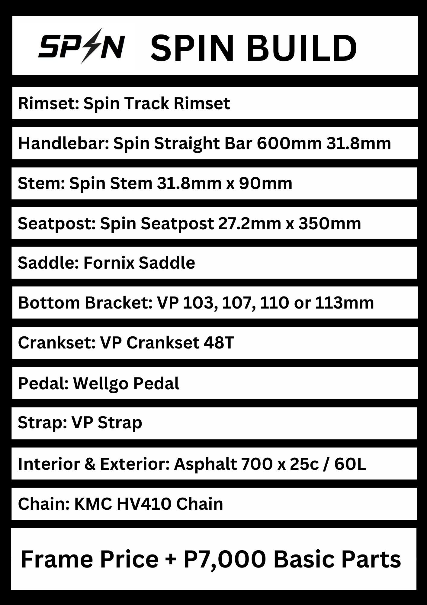MUST CHECKOUT WITH FRAMESET (SPIN BUILD) | Shopee Philippines