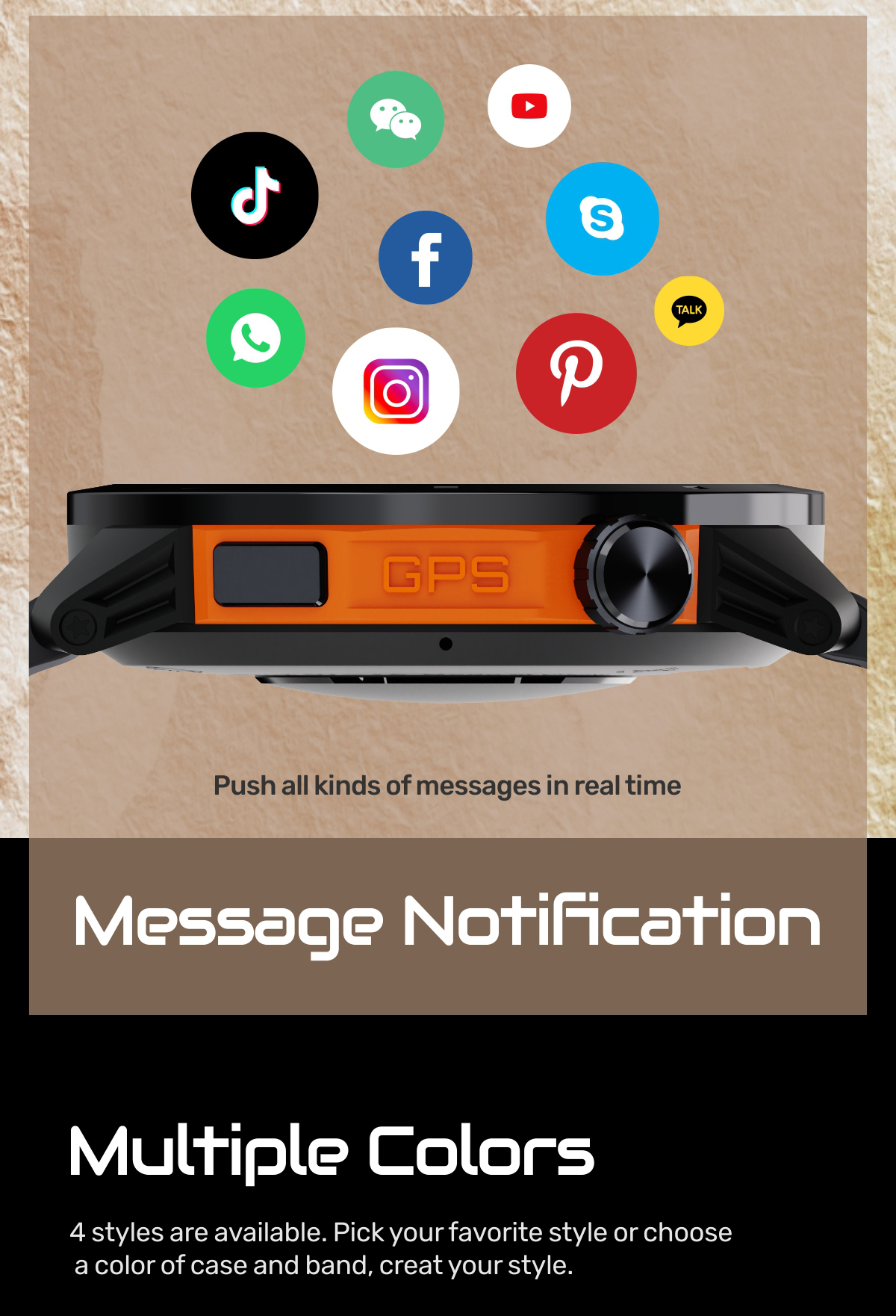 Aolon Navi R3 Original High Precision GPS Smart Watch Bluetooth Call ...