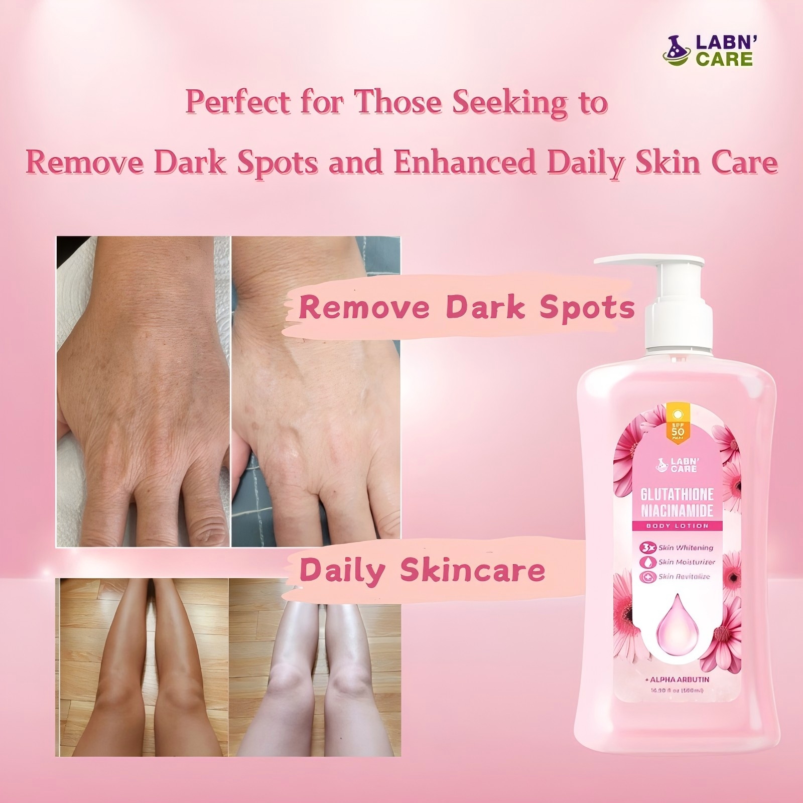 Nano Beauty Lite Soap & Glutathion Niacinamide Body Lotion - 20X ...