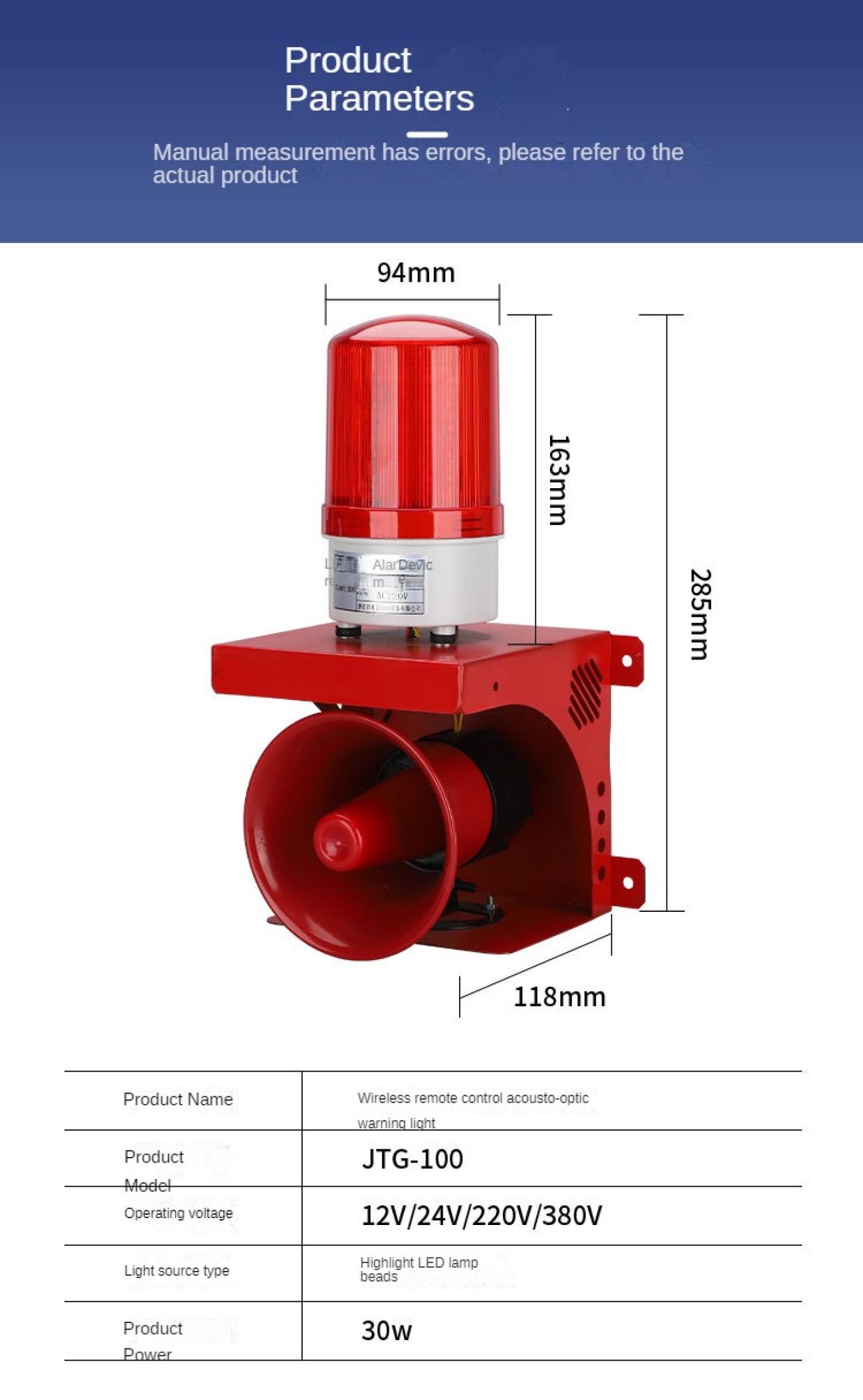 Home Office & Shop Hotel Fire Alarm Industrial Flashing Sound Strobe ...