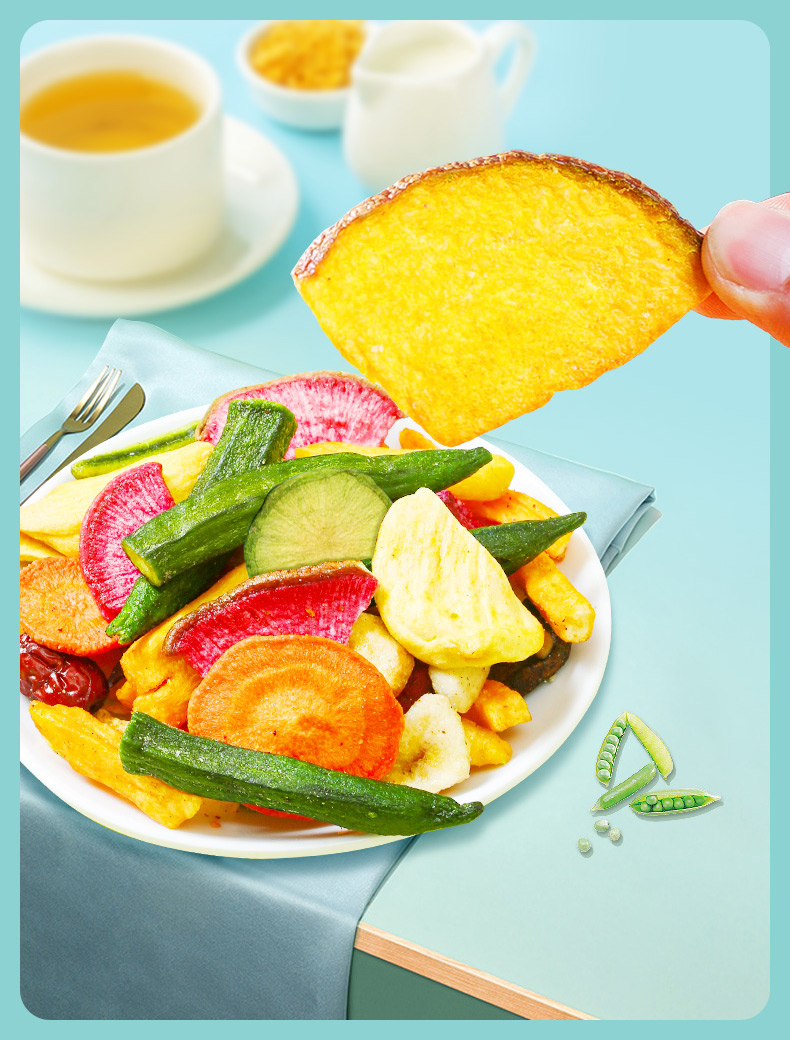 CHOCMET Veggie & Fruit Crisps Combo: 250g + 80g Bonus - Crispy Healthy ...