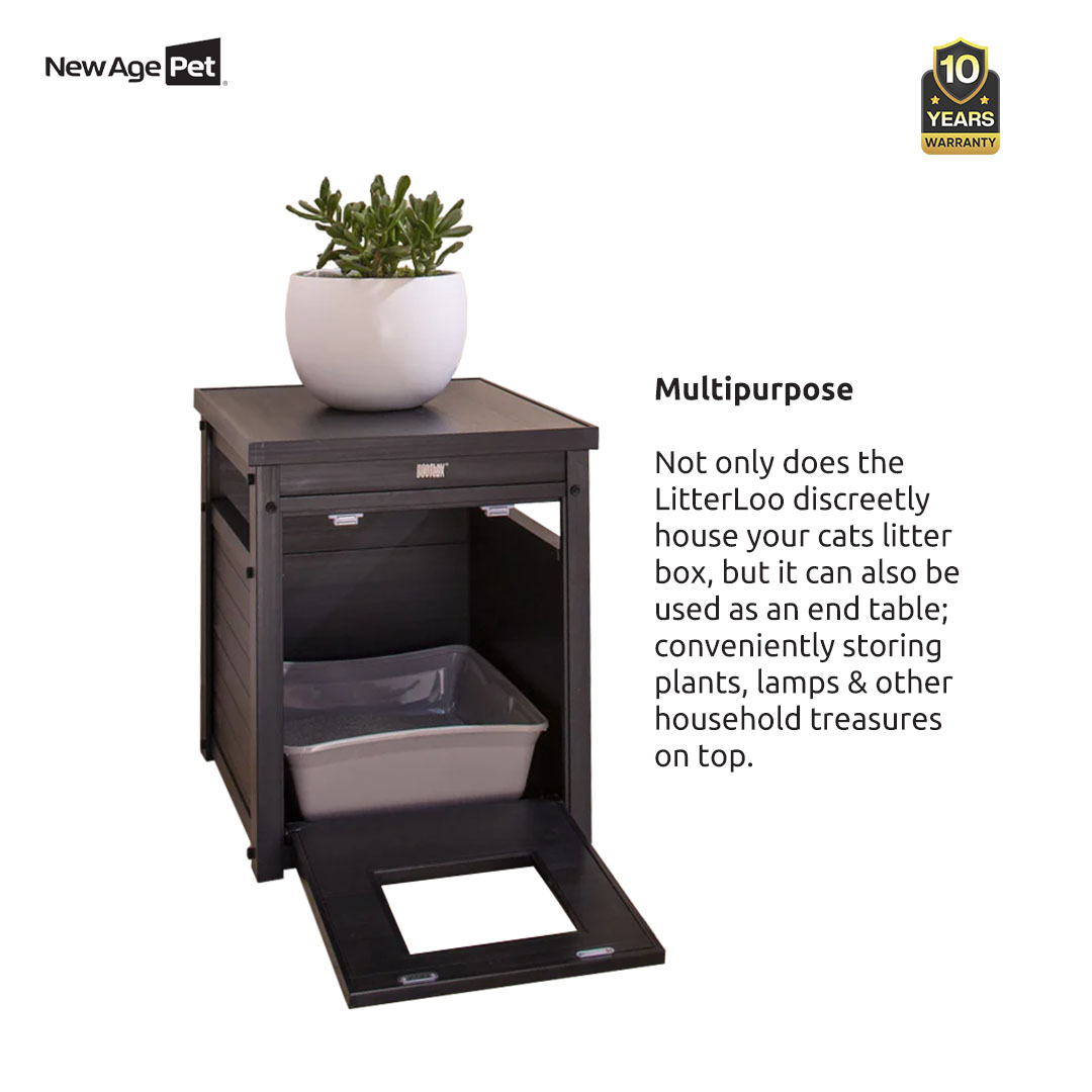 NEW AGE PET Litter Loo® Litter Box Cover End Table ECOFLEX | Moisture ...