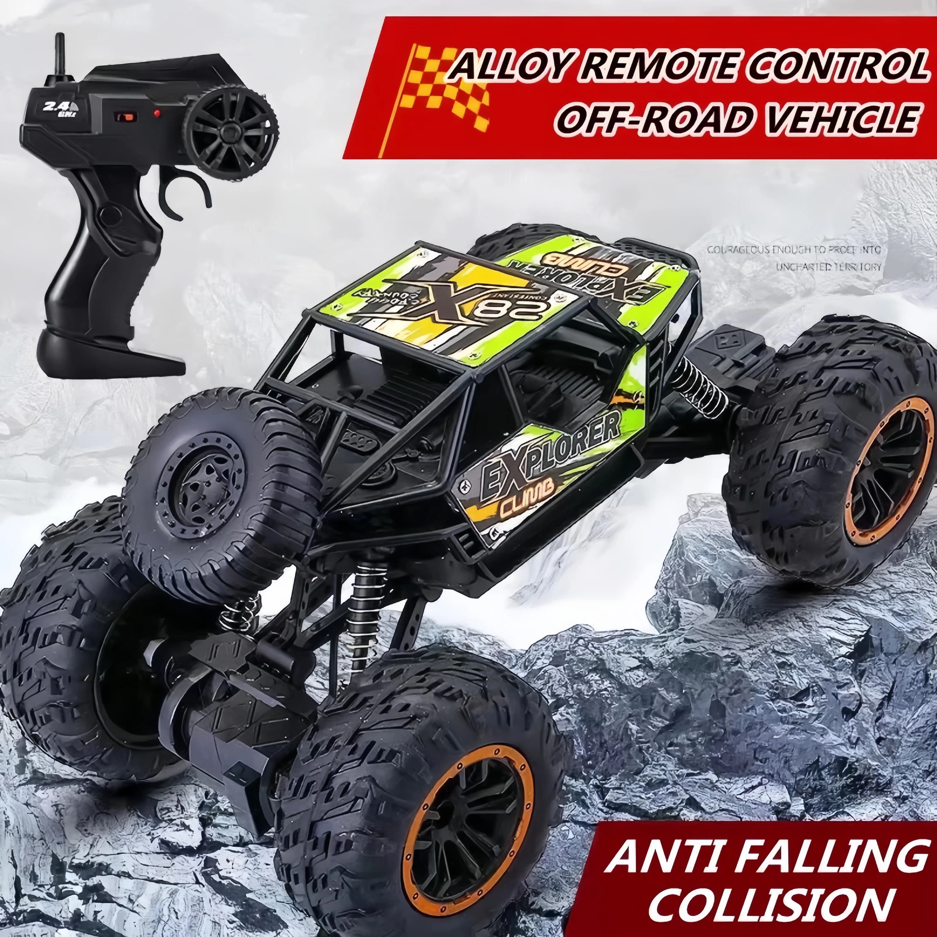 Explorer Climb RC Car 20KM/H Remote Control Vehicle 2.4Ghz Monster Truck Buggy Off-Road Toys ...