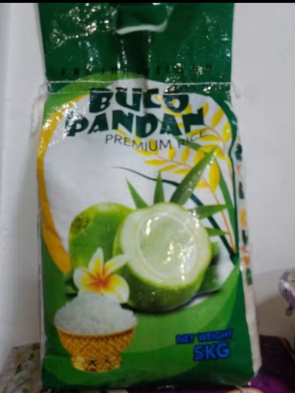 Buco Pandan rice 5kilo Hindi Buo mix butil buo at durog. Commercial ...