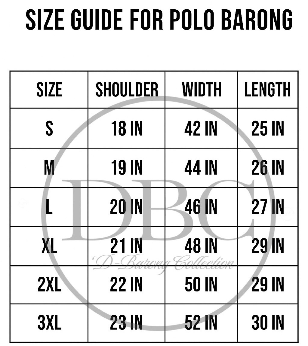 PREMIUM POLO BARONG - ICON:TOURIST SPOT JUSILYN WITH PIPING AND LINING ...