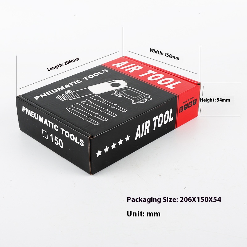 150mm Mini Air Shovel Gun with 4 Chisels Pneumatic Pistol Gas Hammer ...