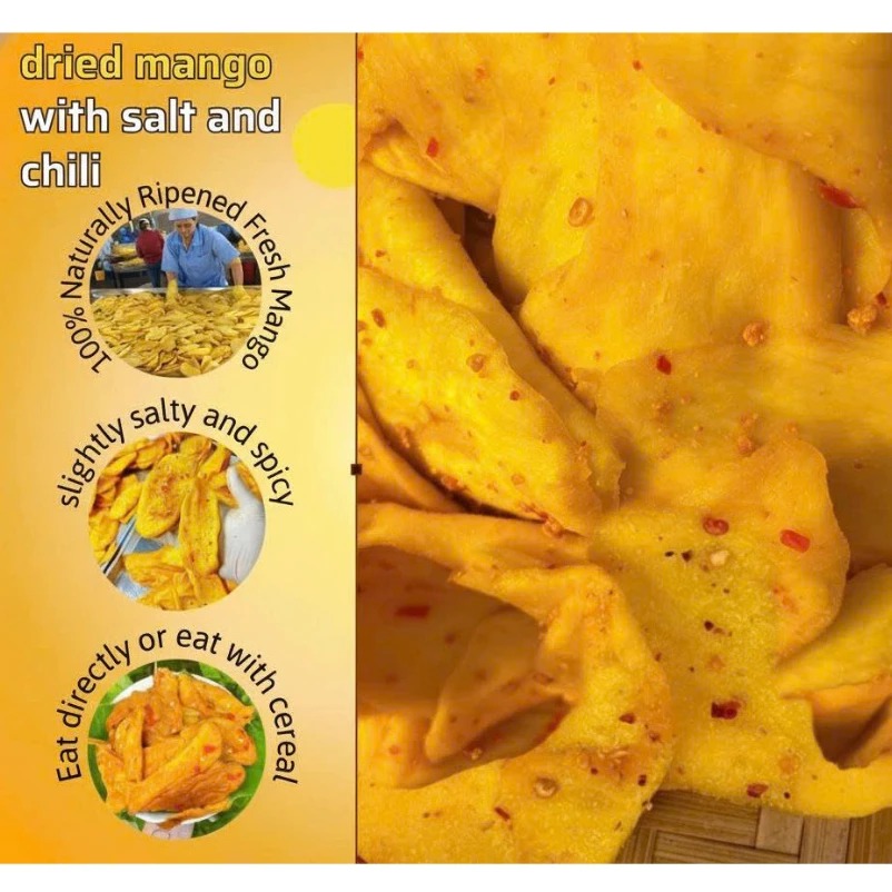 READY STOCK | Spicy Dried Mango with Salt & Chili – Tasty Filipino ...