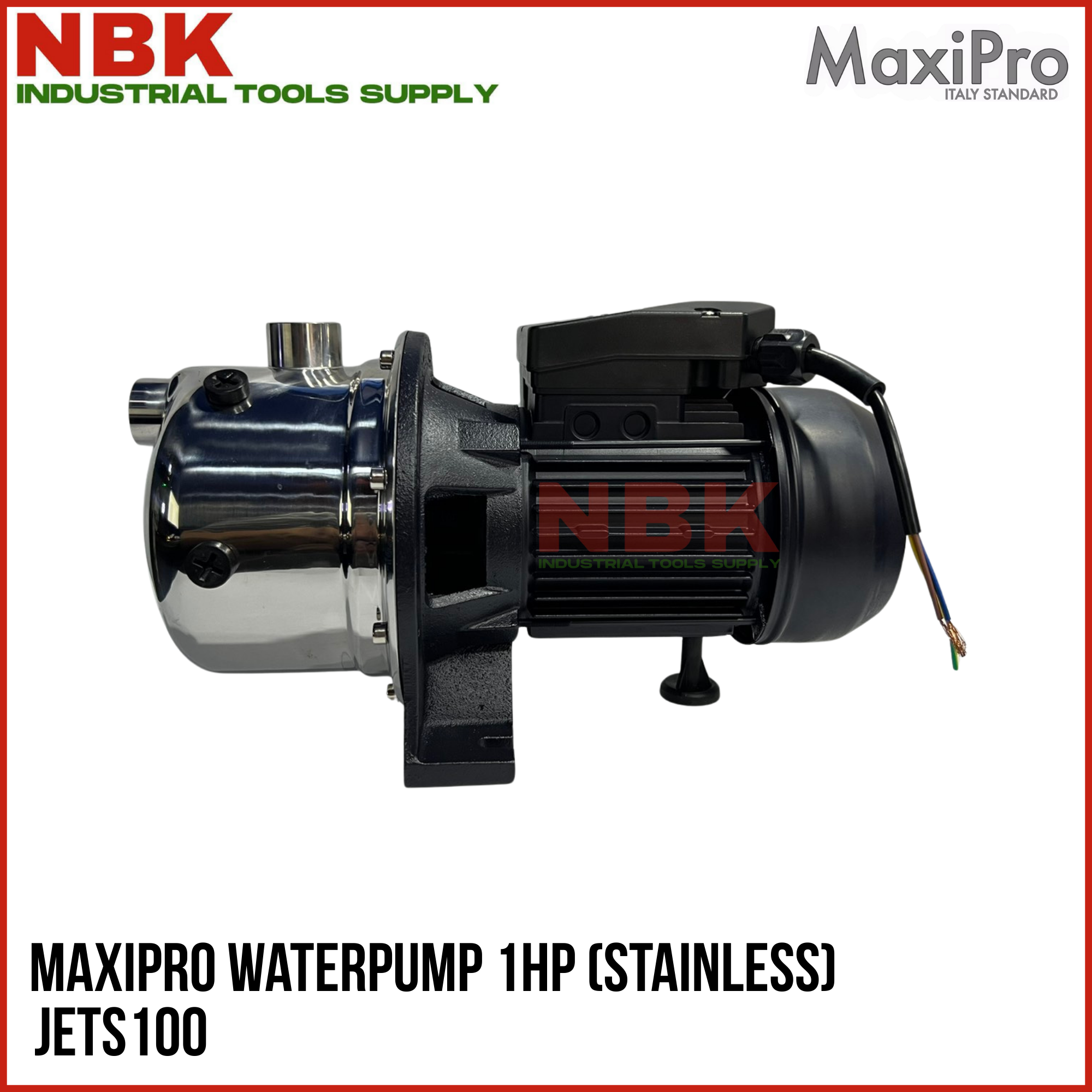 Maxipro Electric Pump Waterpump 1HP Stainless Head Italy Standard ...