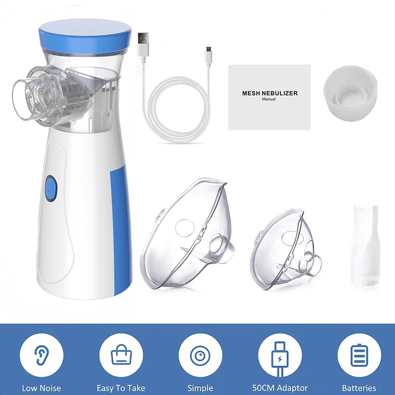 2026 New Portable Rechargeable Mesh Nebulizer – Handheld Machine for ...