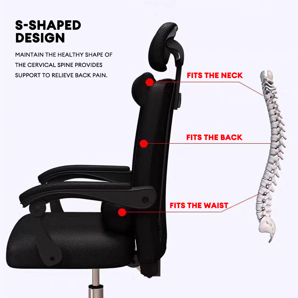 Computer Chair Ergonomic Office Chair Mesh breathable chair Gaming ...