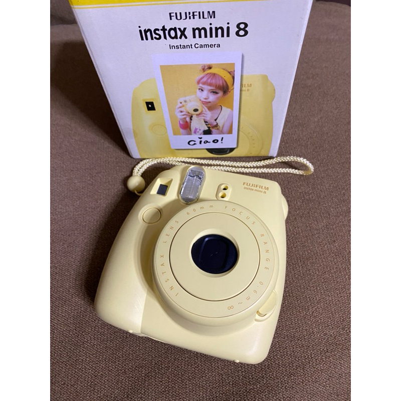 Import FUJI INSTAX MINI 8 INSTANT YELLOW COLOR CAMERA Limited | Shopee ...