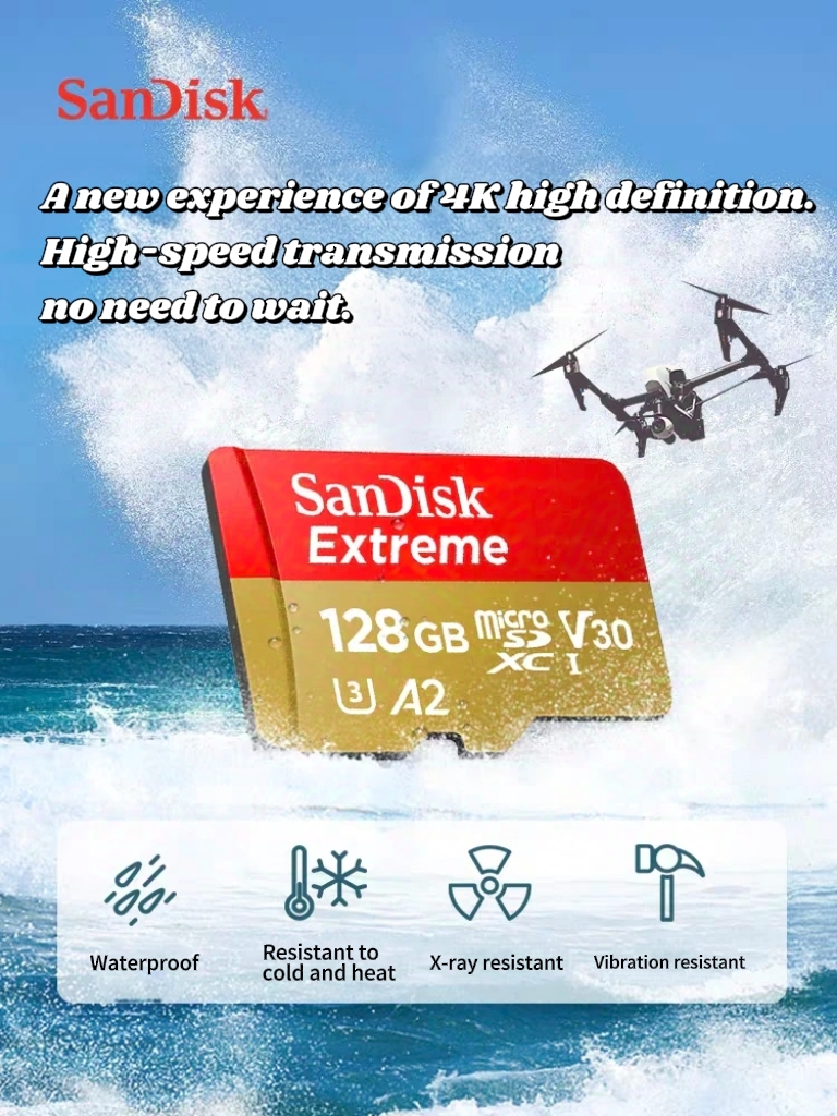 SanDisk Extreme A2Y Series micro SD With Adapter Class10 U3 A2 Memory ...