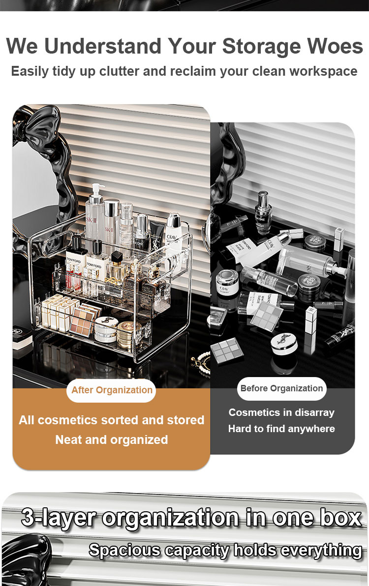 Make Up Perfume Organizer Storage Rack Perfume Desk Display Stand ...