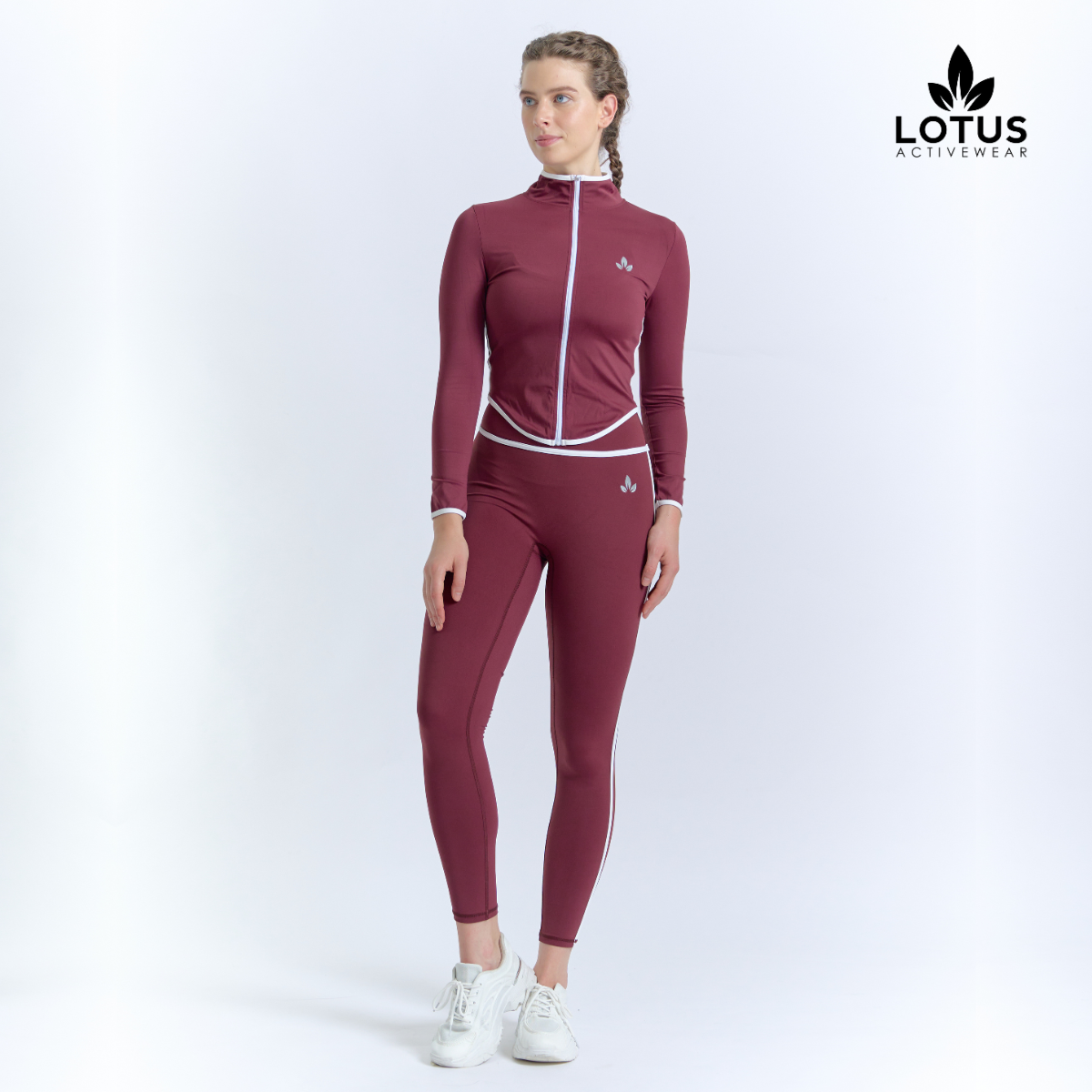 Lotus Activewear Freya Full Zip Slim Fit Sports Jacket | Shopee Philippines