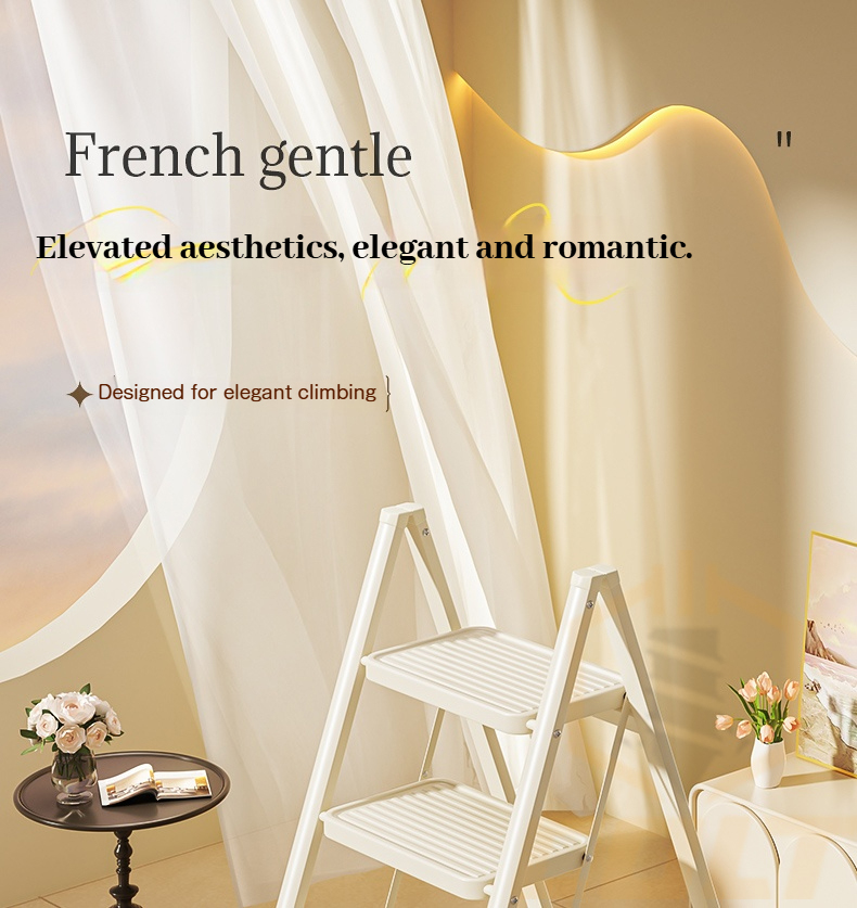 Ladder Foldable Aluminum 2/3/4/5 Steps Heavy Duty anti slip ...